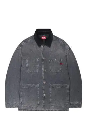 DIESEL® D Stack Denim Trucker Jacket - Grey