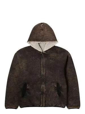 DIESEL® Diesel Reversible Hooded Zip-Up Jacket