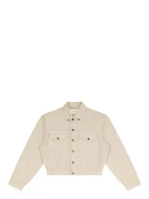 ENTIRE STUDIOS Shrunken Denim Jacket - Brown