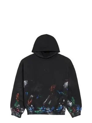 Balenciaga Medium Fit Hoodie - Black
