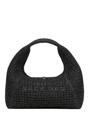 Marc Jacobs Mini Lurex Crochet Sack Bag - Black