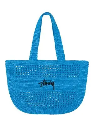 STÜSSY Stussy Raffia Tote Bag With Logo