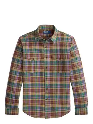 Polo Ralph Lauren Long-sleeve Bleeding Madras Shirt - Multicolor