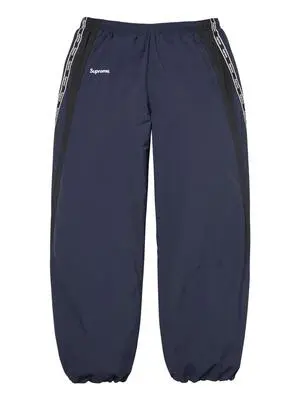 Supreme Logo Taping Track Pant - Blue