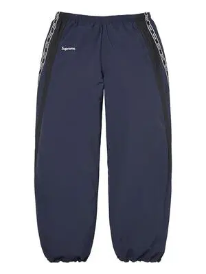 Supreme Logo Taping Track Pant - Blue