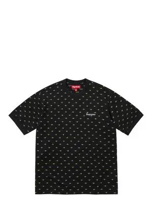Supreme Hearts Intarsia Ringer Tee - Black