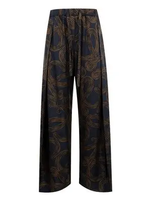 Loewe Printed Elasticated Waist Trousers - Blue