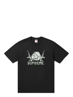 Supreme Graphic Print T-shirt - Black
