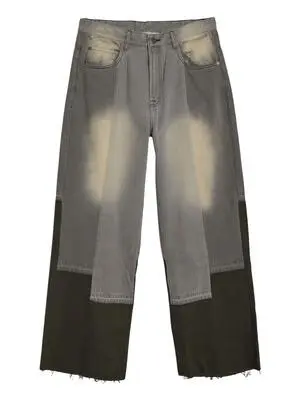 GLASS CYPRESS Paneled Jeans - Grey