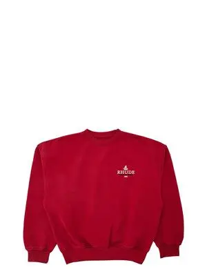 Rhude Mariner Regatta Crewneck - Red