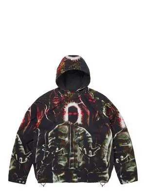 Supreme Hooded Raglan Jacket - Multicolor