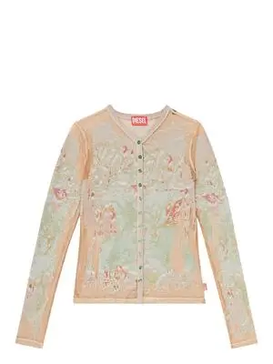 DIESEL® Diesel "T-Gabry" Long-Sleeve Printed Top