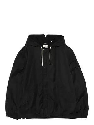 Nanamica Nylon Twill Hooded Jacket - Black
