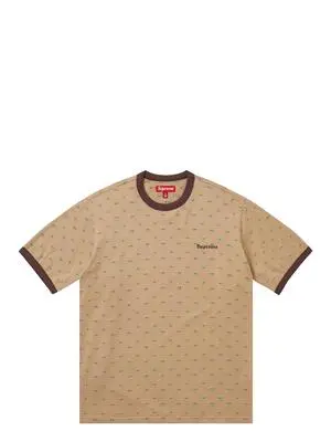 Supreme Hearts Intarsia Ringer Tee - Tan