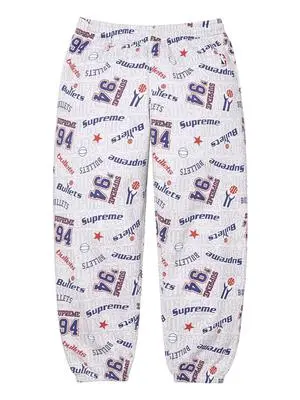 Supreme X Mitchell & Ness Teams Sweatpant - Grey