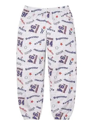 Supreme X Mitchell & Ness Teams Sweatpant - Grey