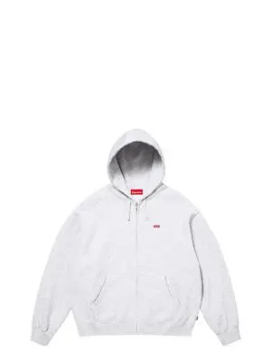 Supreme Small Box Zip Up Hooded Sweatshirt - Grey