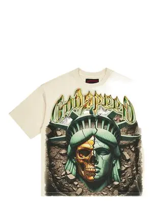 GODSPEED Bone' Graphic T-shirt - Cream