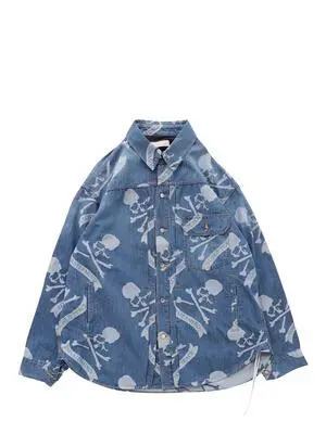 MASTERMIND WORLD Mastermind World Aloha Denim Shirt