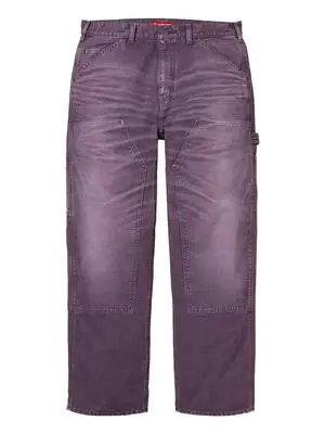 Supreme Double Knee Painter Pants - Purple
