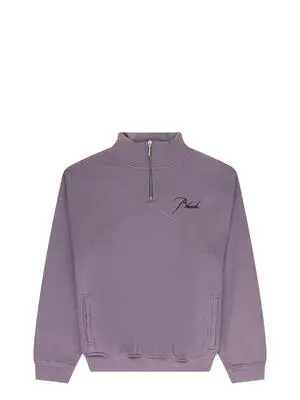 Rhude Quarter Zip Sweatshirt - Purple