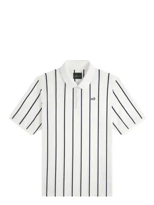 Aimé Leon Dore Striped Polo Shirt - Cream