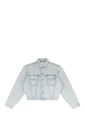ENTIRE STUDIOS Shrunken Denim Jacket - Blue