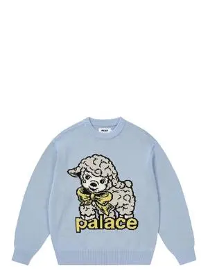 PALACE Lamb Knit Pullover - Blue