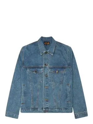 ONE OF THESE DAYS Denim Trucker Jacket - Blue