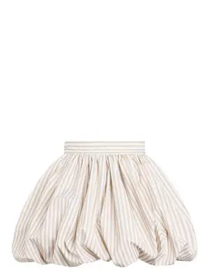 PATOU Patou Bloomer Mini Skirt Brown