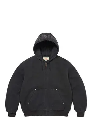 Supreme X The Great China Wall Hooded Work Jacket - Black