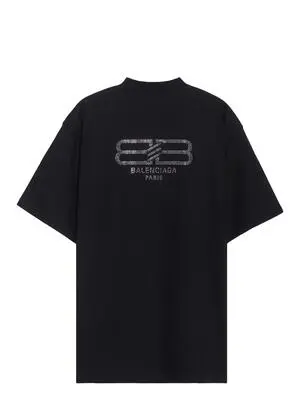 Balenciaga Strass T-shirt - Black