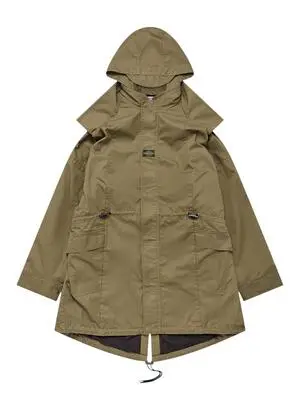 Martine Rose Half Stretch Trench Coat - Green