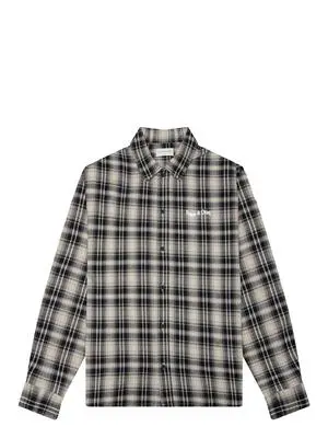 MUSEUM OF PEACE & QUIET Museum Of Peace & Quiet Wordmark Plaid Button-Up Shirt
