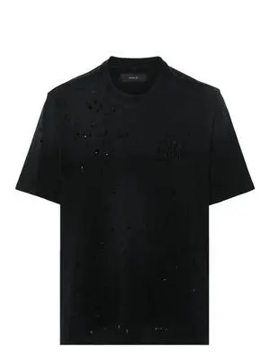 Amiri Ma Shotgun Distressed T-shirt - Black