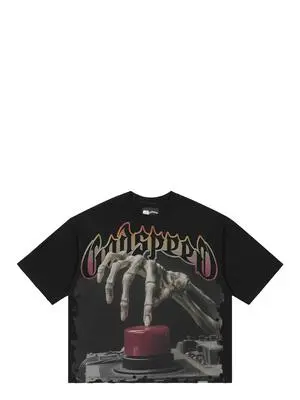 GODSPEED Code Red" Graphic T-shirt - Black