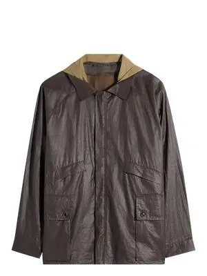 LEMAIRE Detachable Hood Rain Jacket - Copper