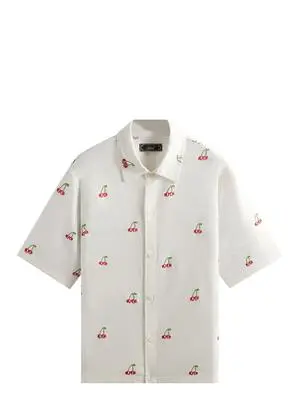 Kith Embroidered Cherry Oxford Cotton Shirt - Tan