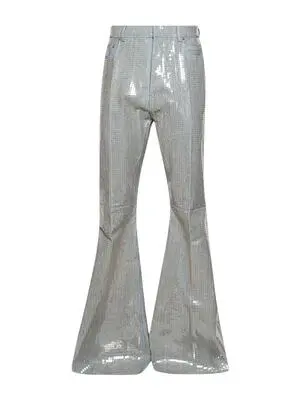 Rick Owens Bolan Bootcut Pants - Blue