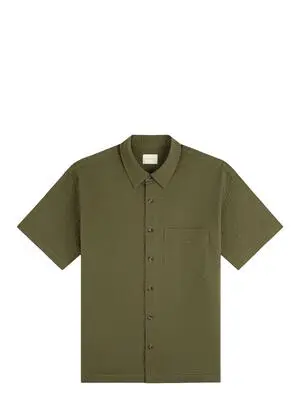 Aimé Leon Dore Short-sleeve Seersucker Shirt - Green