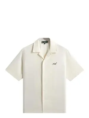 Kith Silk Cotton Thompson Camp Collar Shirt - Cream