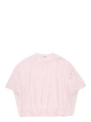 Acne Studios Gathered Logo T-shirt - Pink