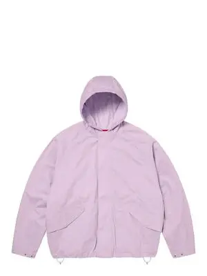 Supreme Hooded Raglan Jacket - Purple