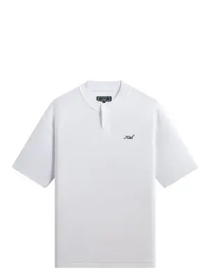 Kith Micro Waffle Tristan Henley - White