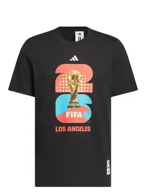 Adidas Fifa World Cup 2026 Los Angeles Graphic T-shirt - Black
