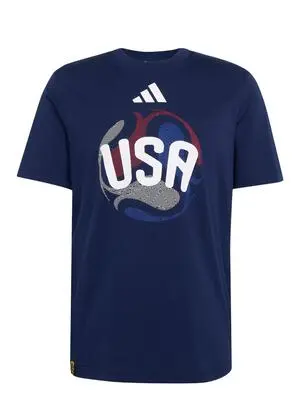 Adidas Fifa World Cup 26 Usa Graphic T-shirt - Blue