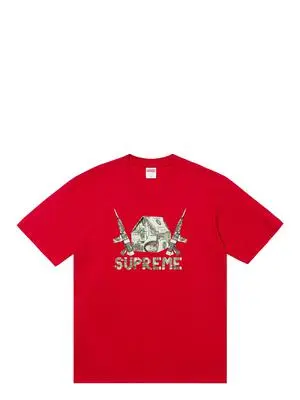 Supreme Graphic Print T-shirt - Red