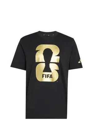 Adidas Fifa World Cup 2026 Official Emblem T-shirt - Black