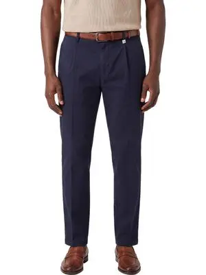 MYTHS Myths Tailored Pleated Trousers Blue