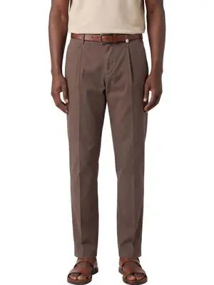 MYTHS Myths Tailored Pleated Trousers Dark